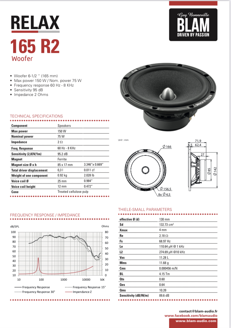 初めの一歩におススメしたいスピーカーaudison APK165P、BLAM 165RS2 – TRUIM BLOG
